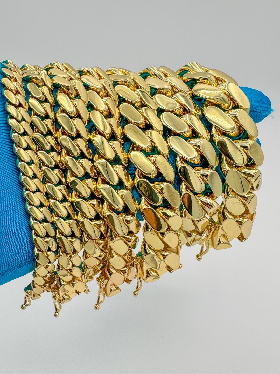 Miami Cuban Link SOLID HANDMADE 10-24MM Bracelet - Etsy