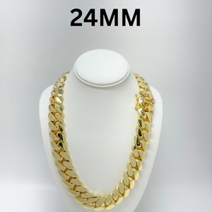 Miami Cuban Link SOLID HANDMADE 10-24MM Chain - Etsy