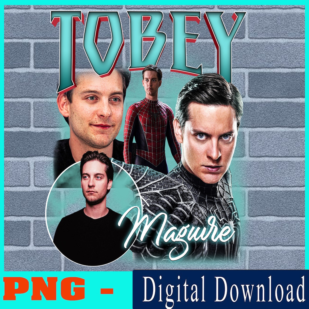 Tobey Maguire PNG Digital Design Download Design Retro Style - Etsy