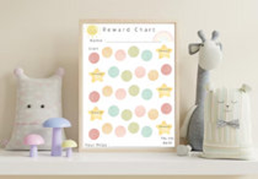Reward Chart, Toddler Reward Chart, Reward Chart Printable, Kids ...