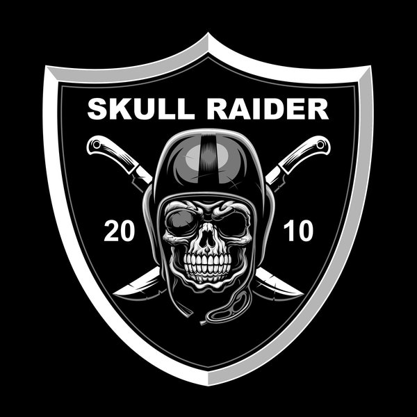 Raiders Skull Logo - Etsy