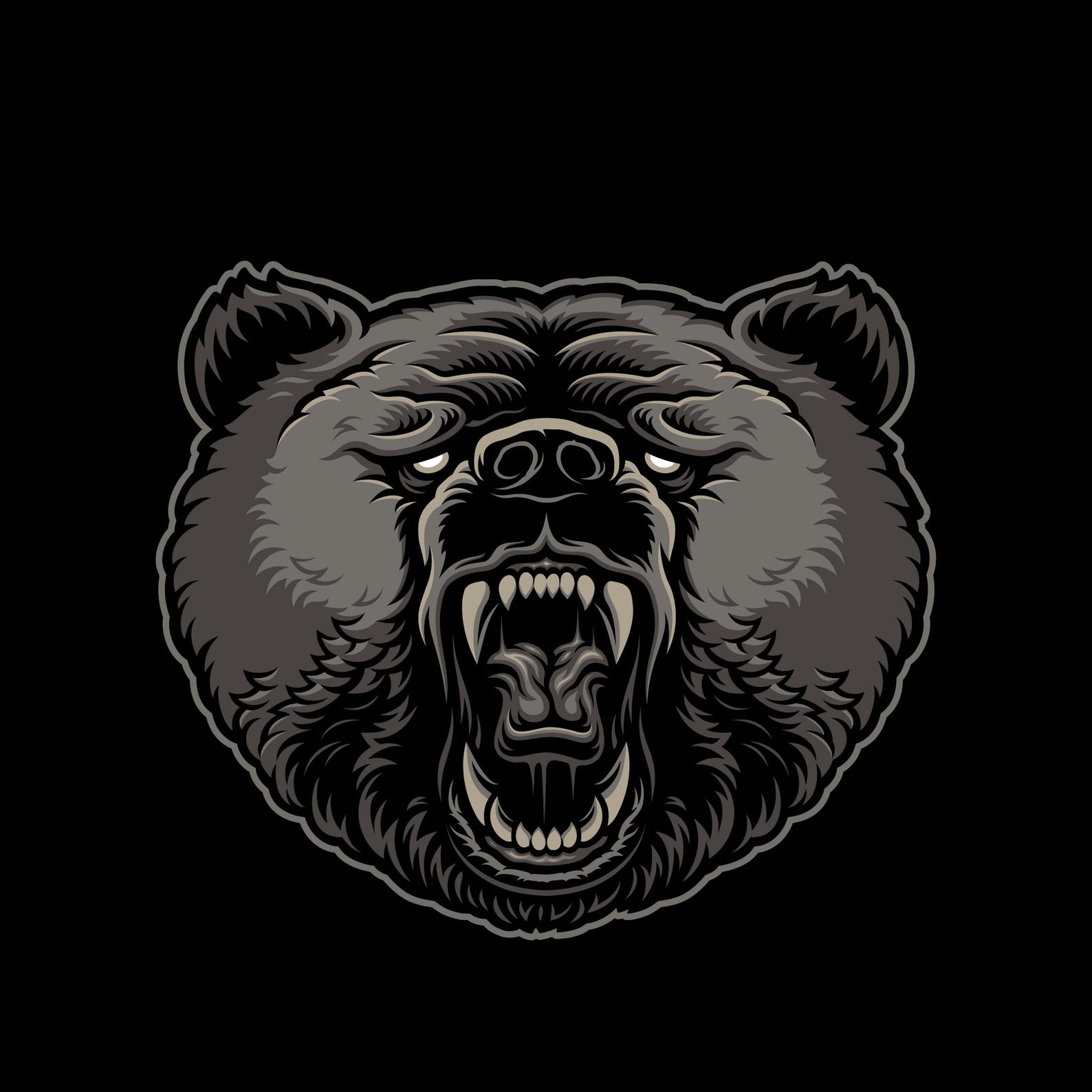 California Bear Vector Art - Etsy