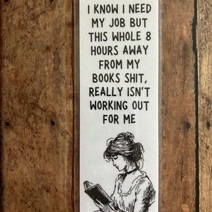 Funny Bookmarks - Sarcastic Bookmarks - Book Lover Gift - Laminated ...