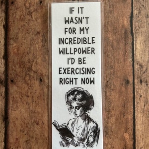 Funny Bookmarks - Sarcastic Bookmarks - Book Lover Gift - Laminated ...