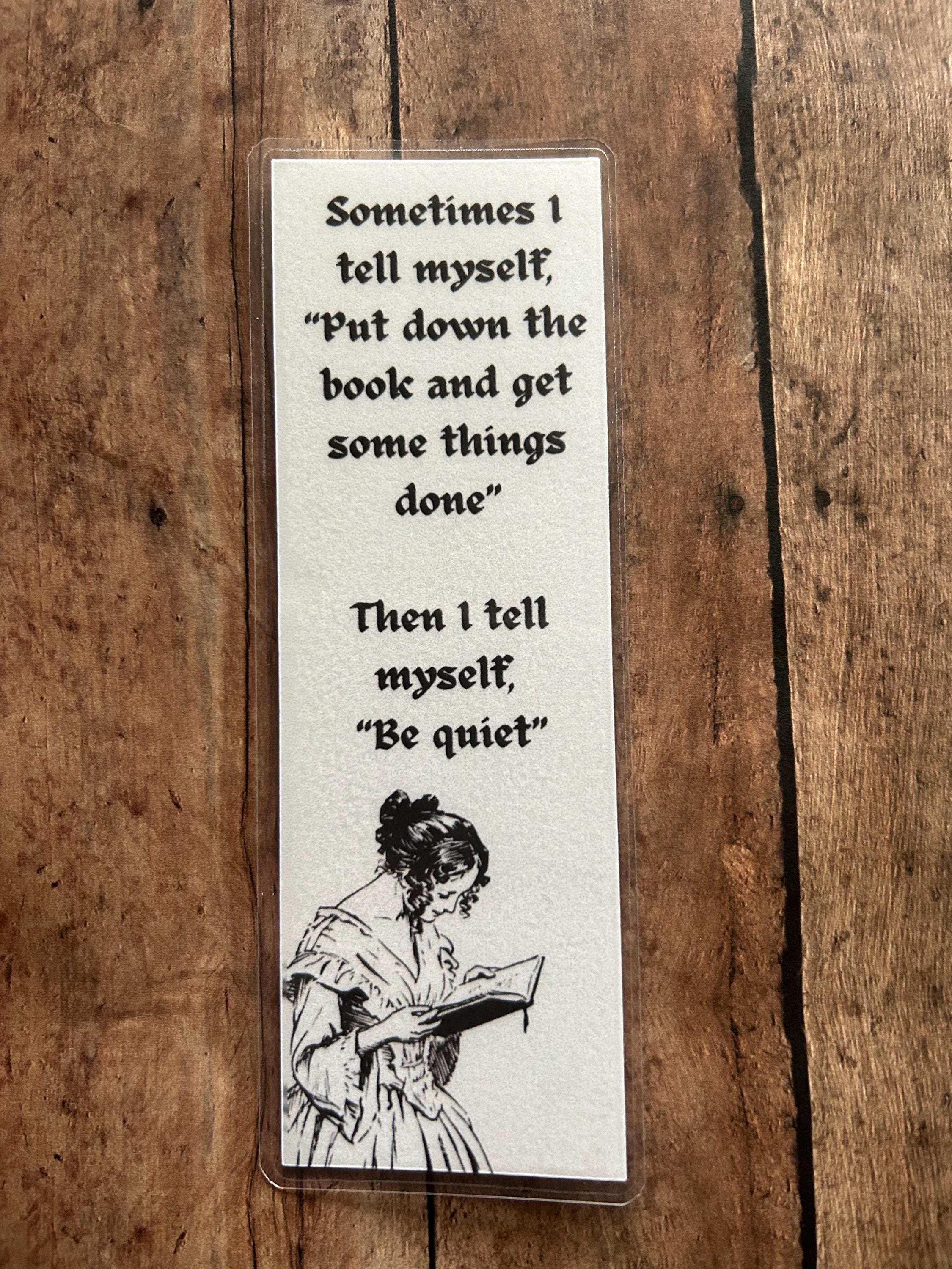Funny Bookmarks - Sarcastic Bookmarks - Book Lover Gift - Laminated ...