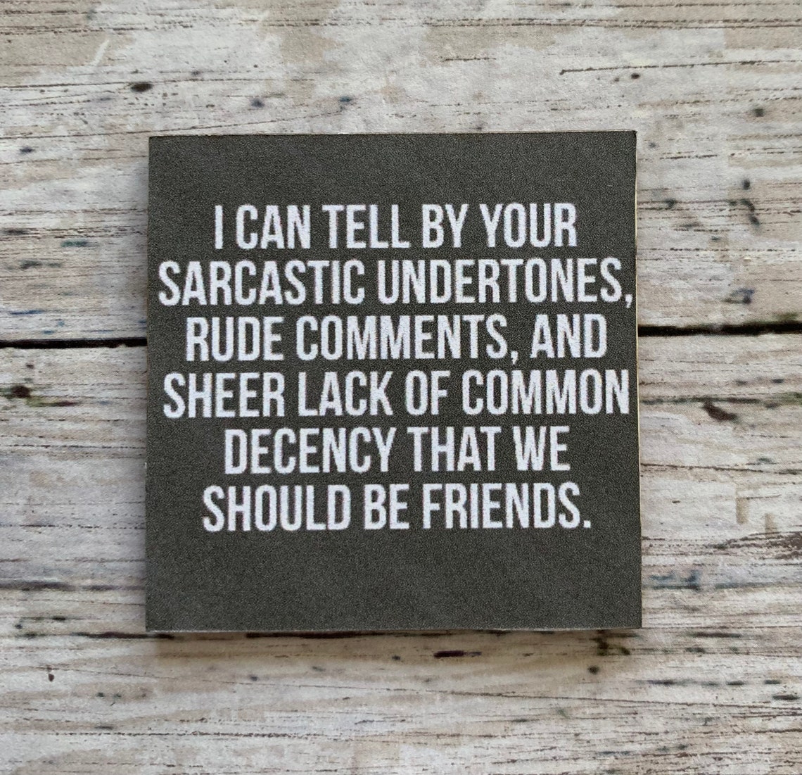 Funny Magnet Sarcastic Magnet Small Gift Magnet 3 X 3 - Etsy