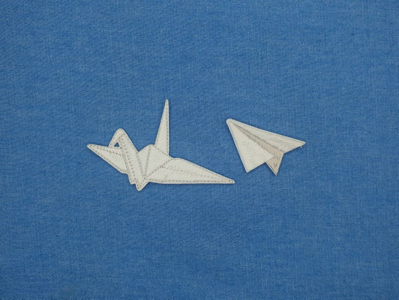 Paper Airplane Patch Paper Crane Patch Origami Patch - Etsy UK