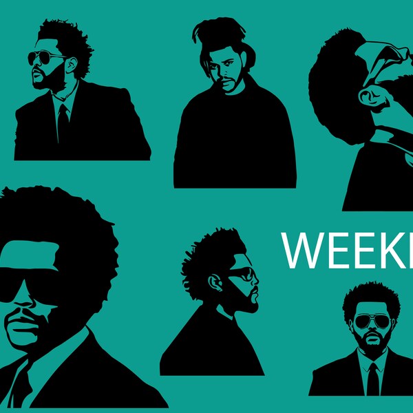 The Weeknd Svg - Etsy