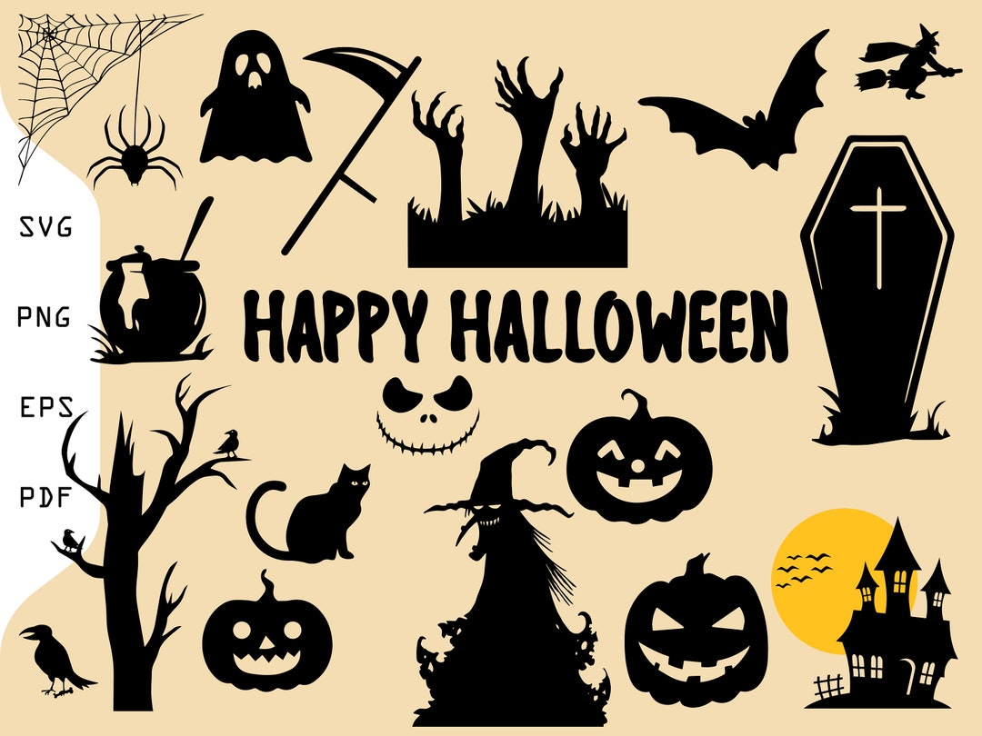 Halloween Svg, Cut Files for Cricut, Halloween Cut Files, Witch Svg ...