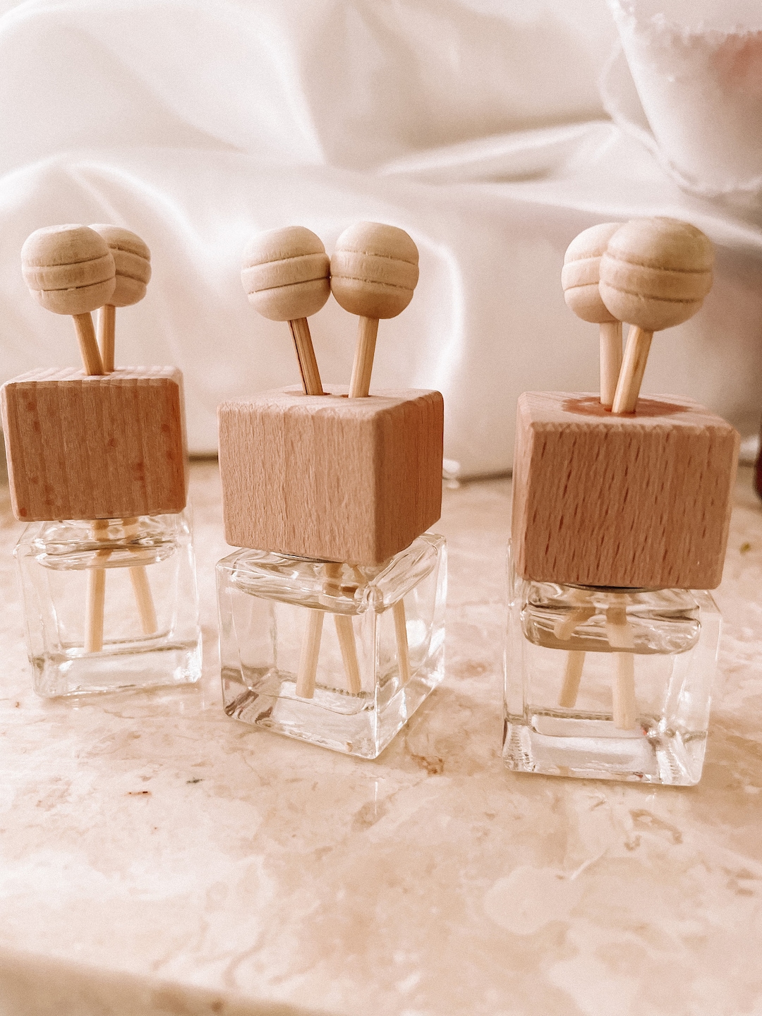 Wooden Car Air Vent Scent Diffuser 6ml, Car Air Freshener, Scents for ...