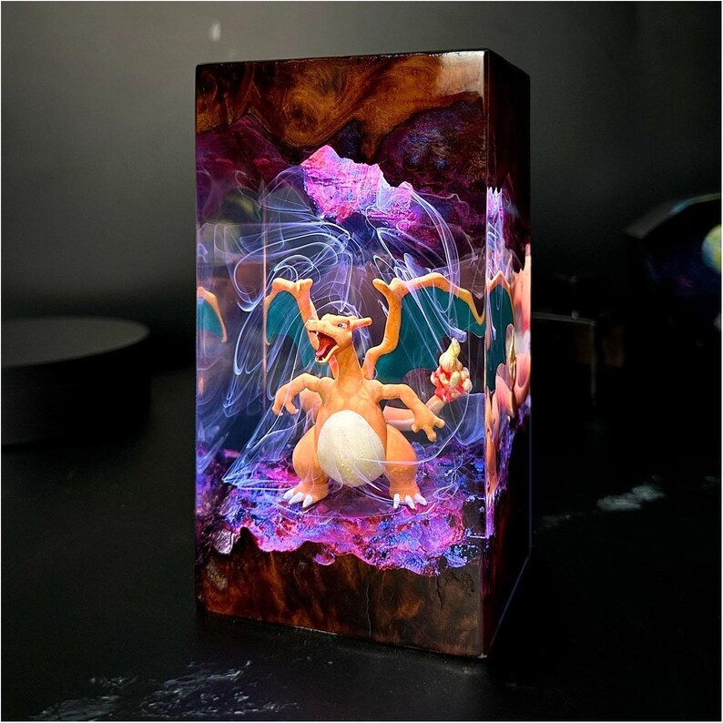 Pokemon Gengar Charizard Bulbasaur Eevee Pikachu Squirtle Snorlax Epoxy ...