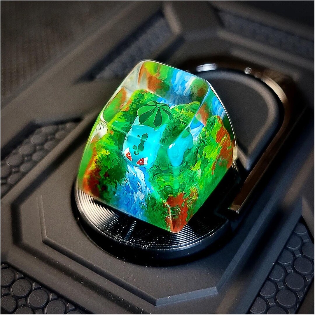 Pokemon Charizard Artisan Keycaps Epoxy Resin - Etsy