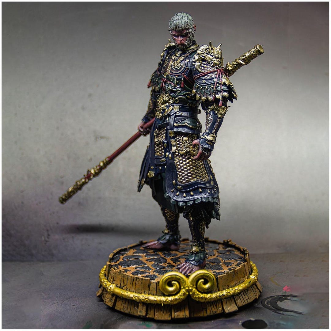 Black Myth: Wukong Statue Figures - Etsy