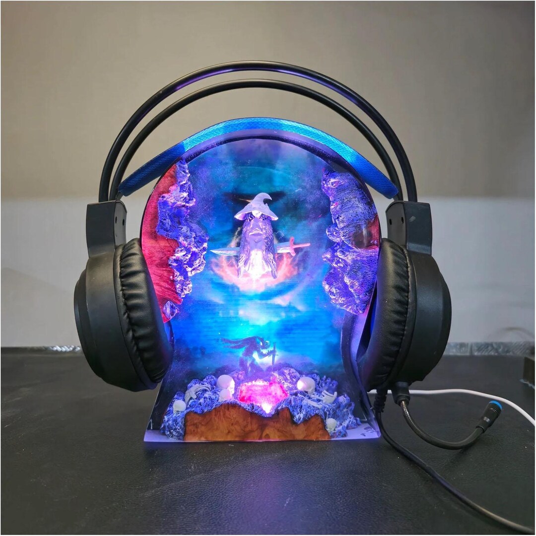 Ranni the Witch El.den Ri.ng Headphone Stand Epoxy Resin Lamp, Night ...