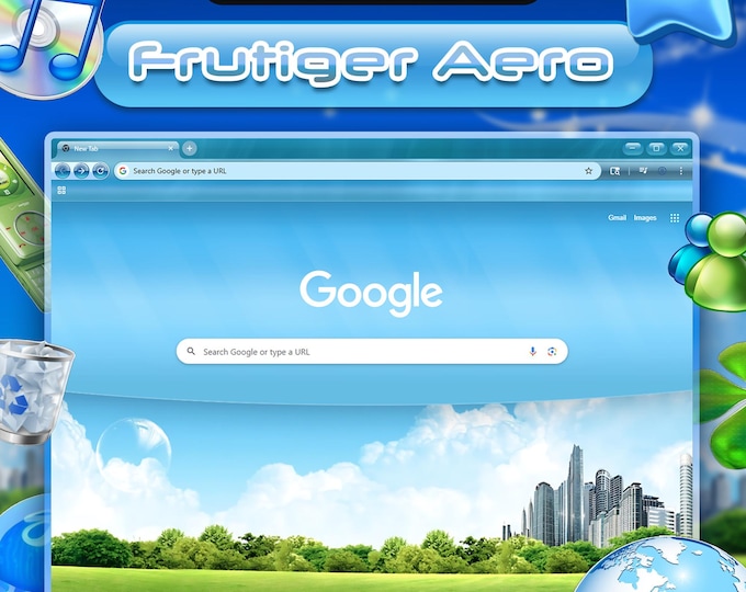 Frutiger Aero Keychain - Etsy