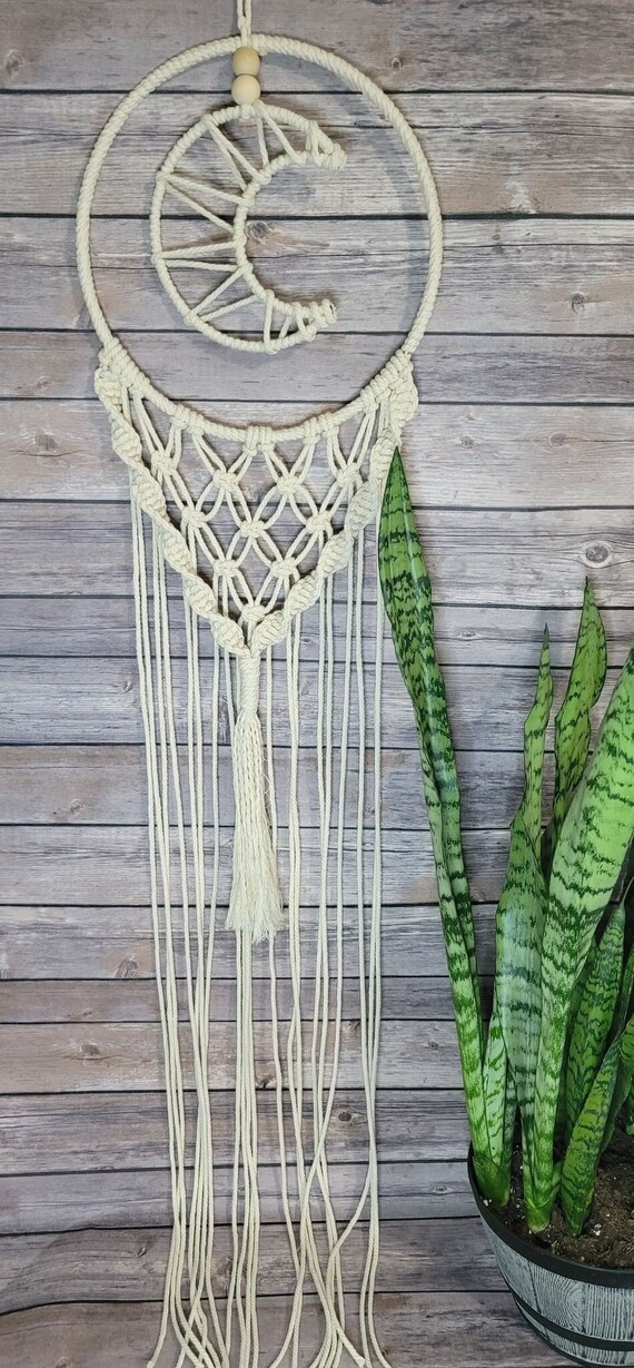 Sun and Moon Macramé Wall Hang - Etsy