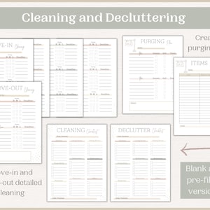 Editable Moving Planner | Moving Checklist | Printable Moving Binder ...