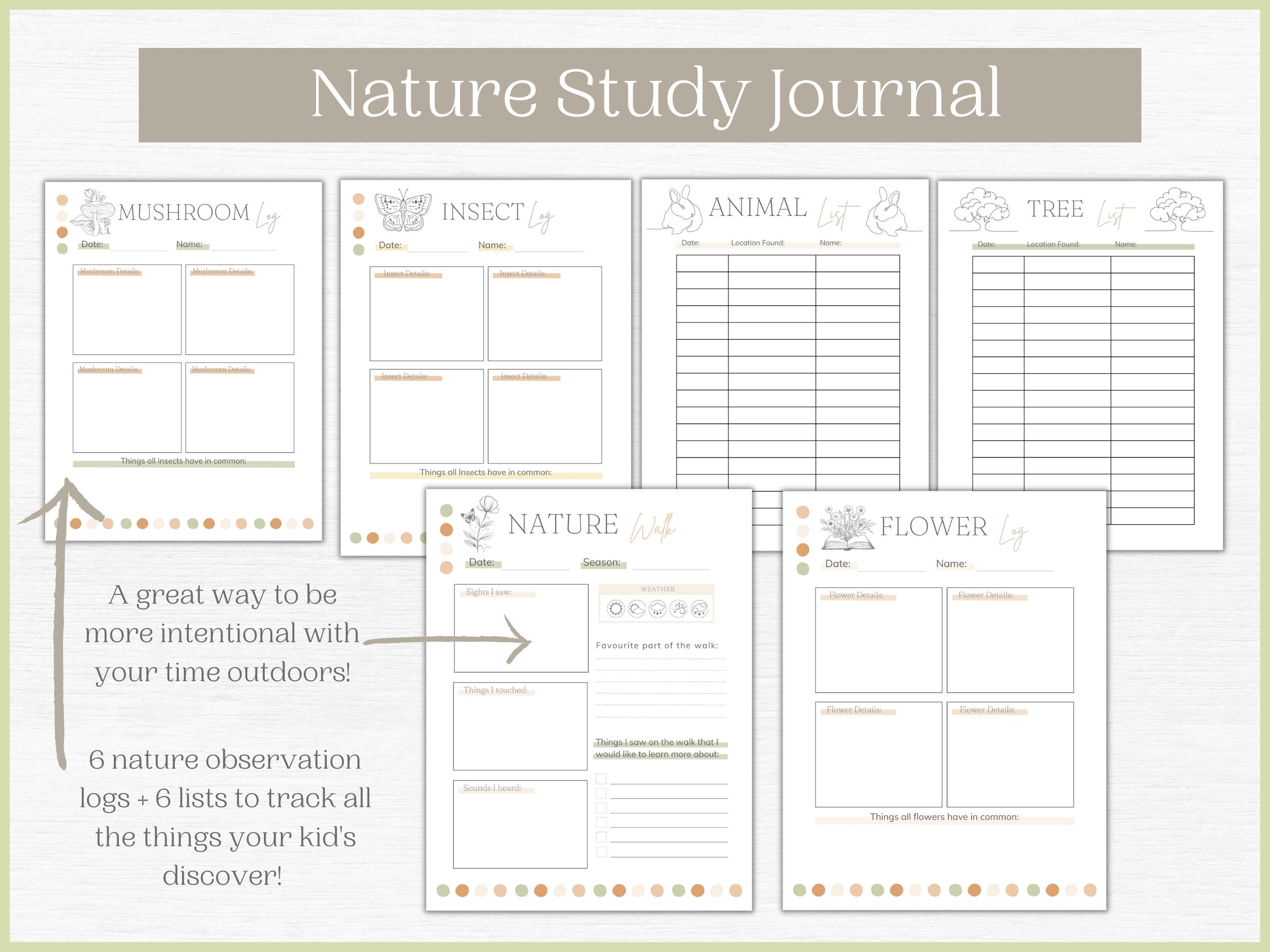 Homeschool Planner Printable Montessori Inspired Lesson Planner - Etsy