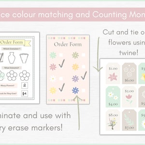 Flower Shop Printable Dramatic Play Kit | Pretend Play Flower Shop Kit ...