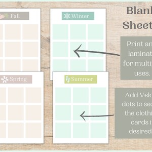 Printable Busy Book Activity | Seasonal Clothing Sorting | Montessori ...