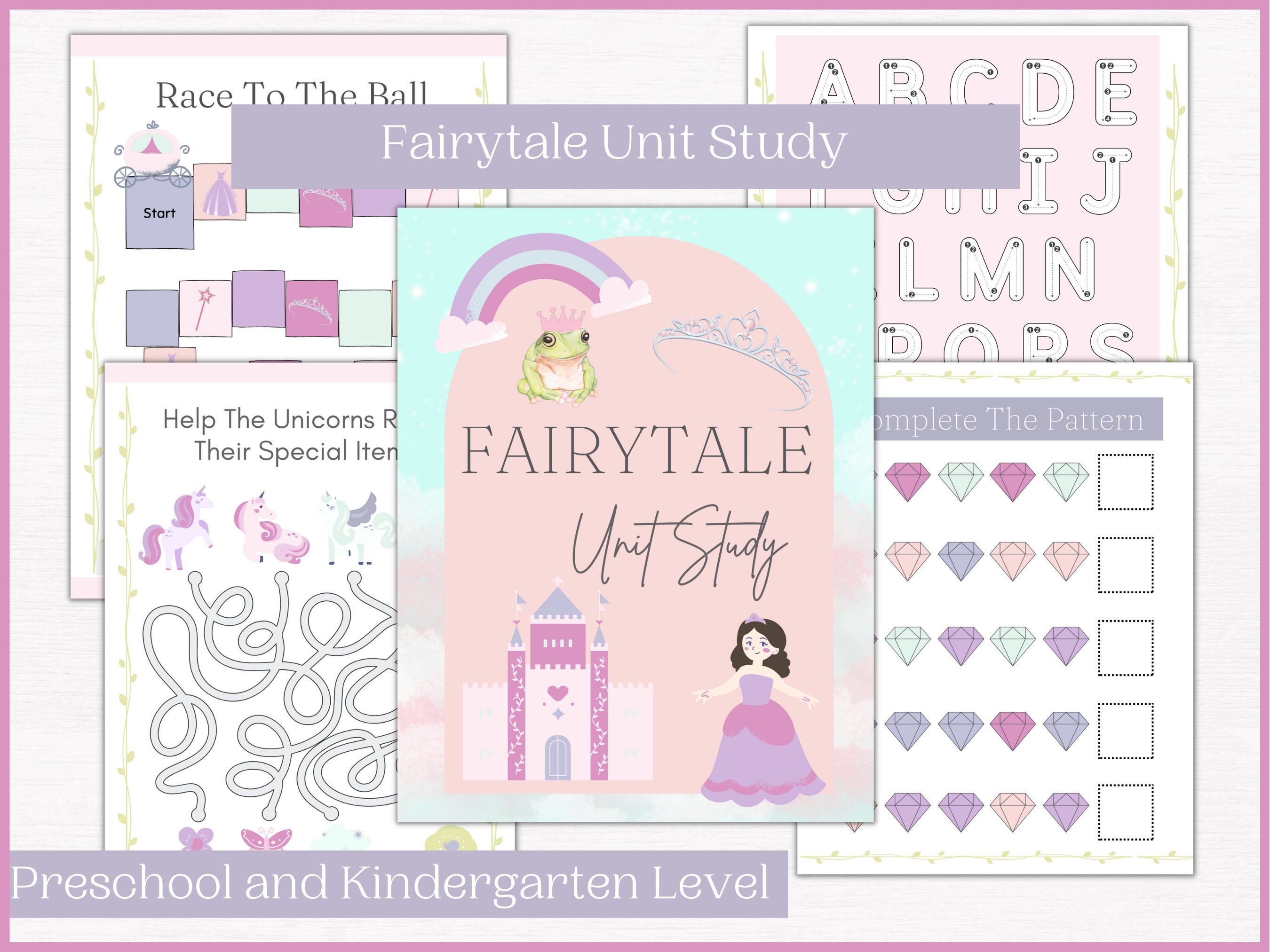 Fairytale/princess Themed Preschool Unit Study Preschool Curriculum ...