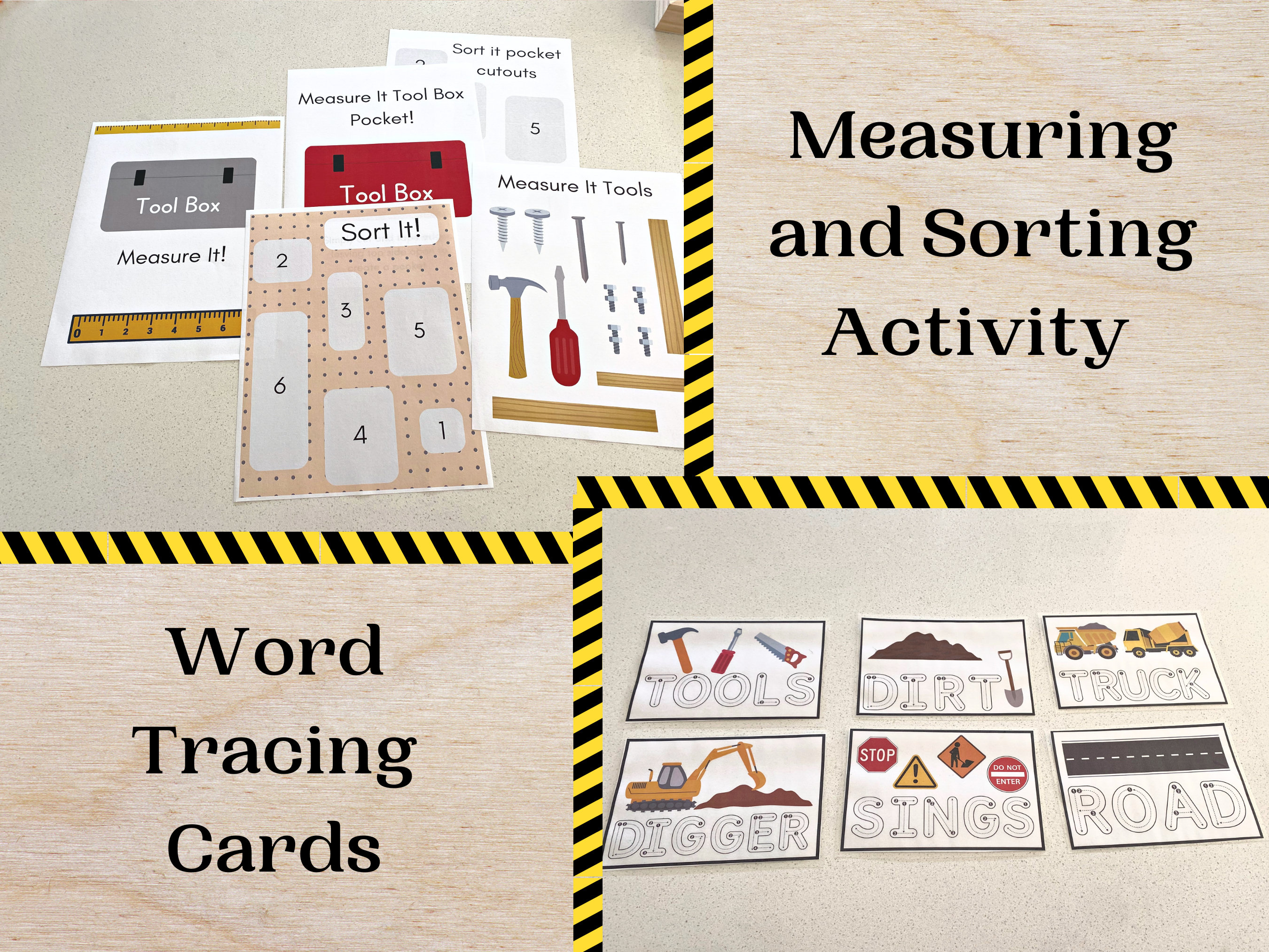 Preschool Construction Themed Unit Study Homeschool Preschool Unit ...