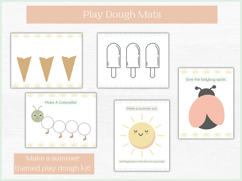 Printable Summer Themed Kindergarten Activities | Homeschool Preschool ...