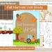 Preschool Fall Harvest Unit Study Bundle | Homeschool Preschool ...
