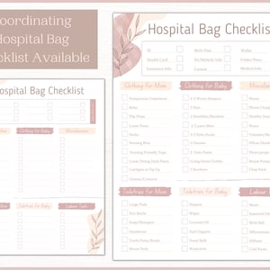Editable Birth Plan Template | Printable Birthing Plan | Labour and ...