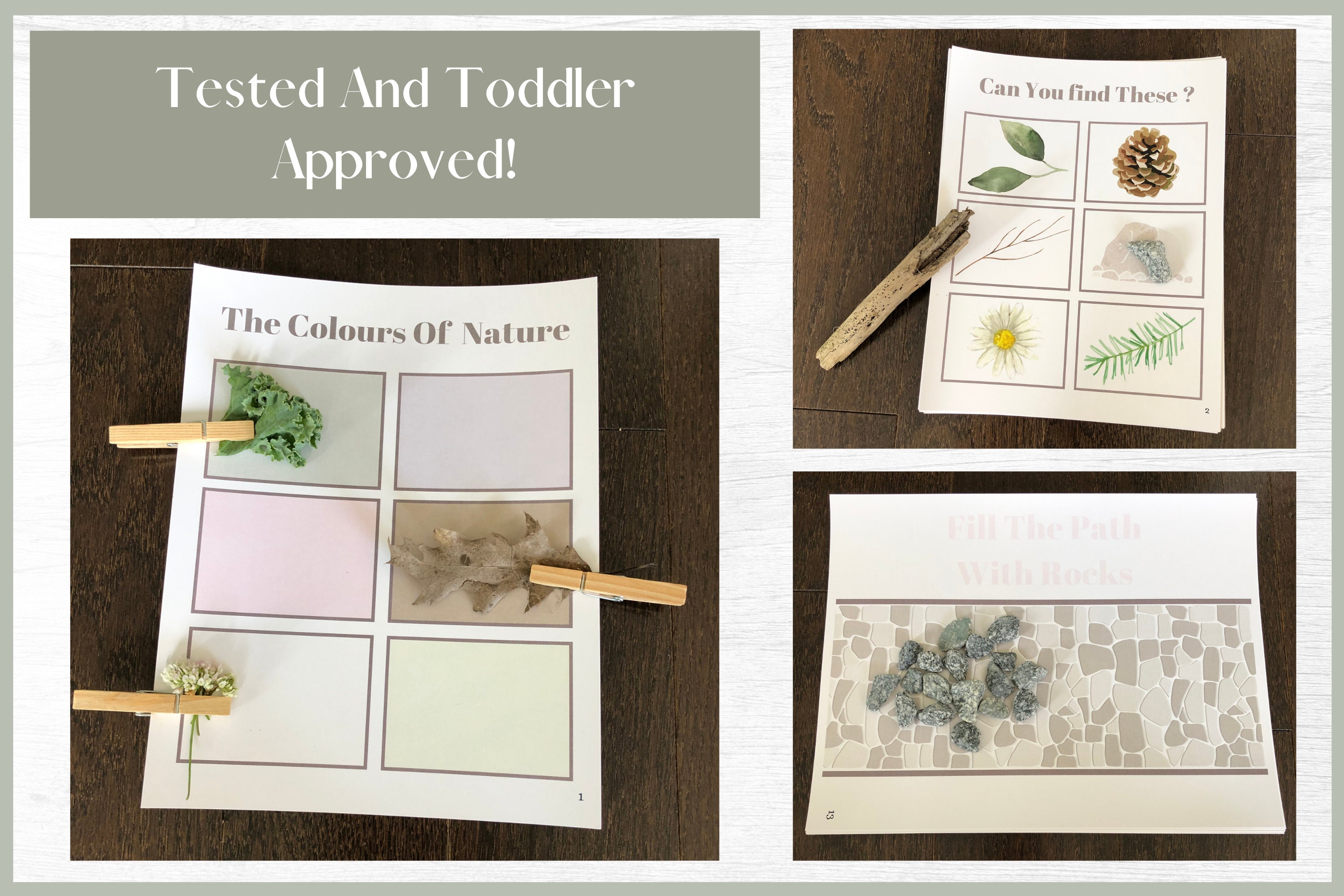 Nature Themed Printable Activities for Kids Eco Friendly - Etsy New Zealand
