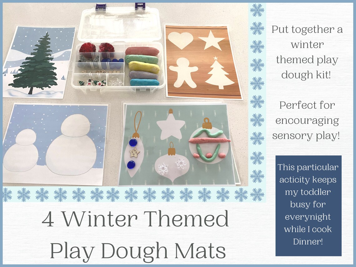 Winter Unit Study Printable Bundle Montessori Preschool Worksheets ...