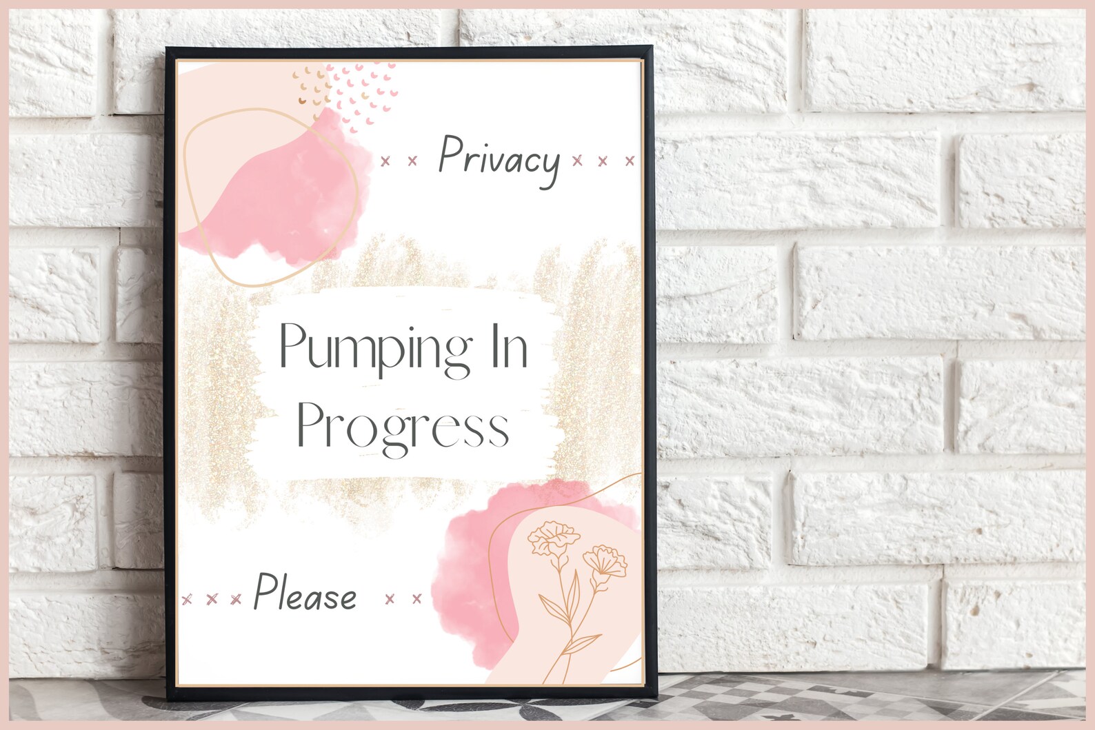 Printable Pumping in Progress Sign Printable Breastfeeding - Etsy