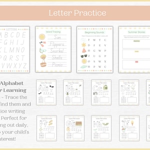 Printable Summer Themed Kindergarten Activities | Homeschool Preschool ...