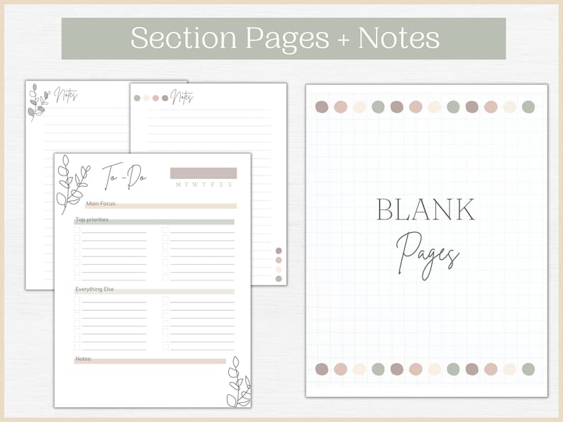 Homeschool Planner Printable Montessori Inspired Lesson Planner - Etsy