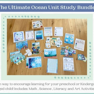 Printable Ocean Unit Study | Ocean Dramatic Play Kit | Homeschool ...