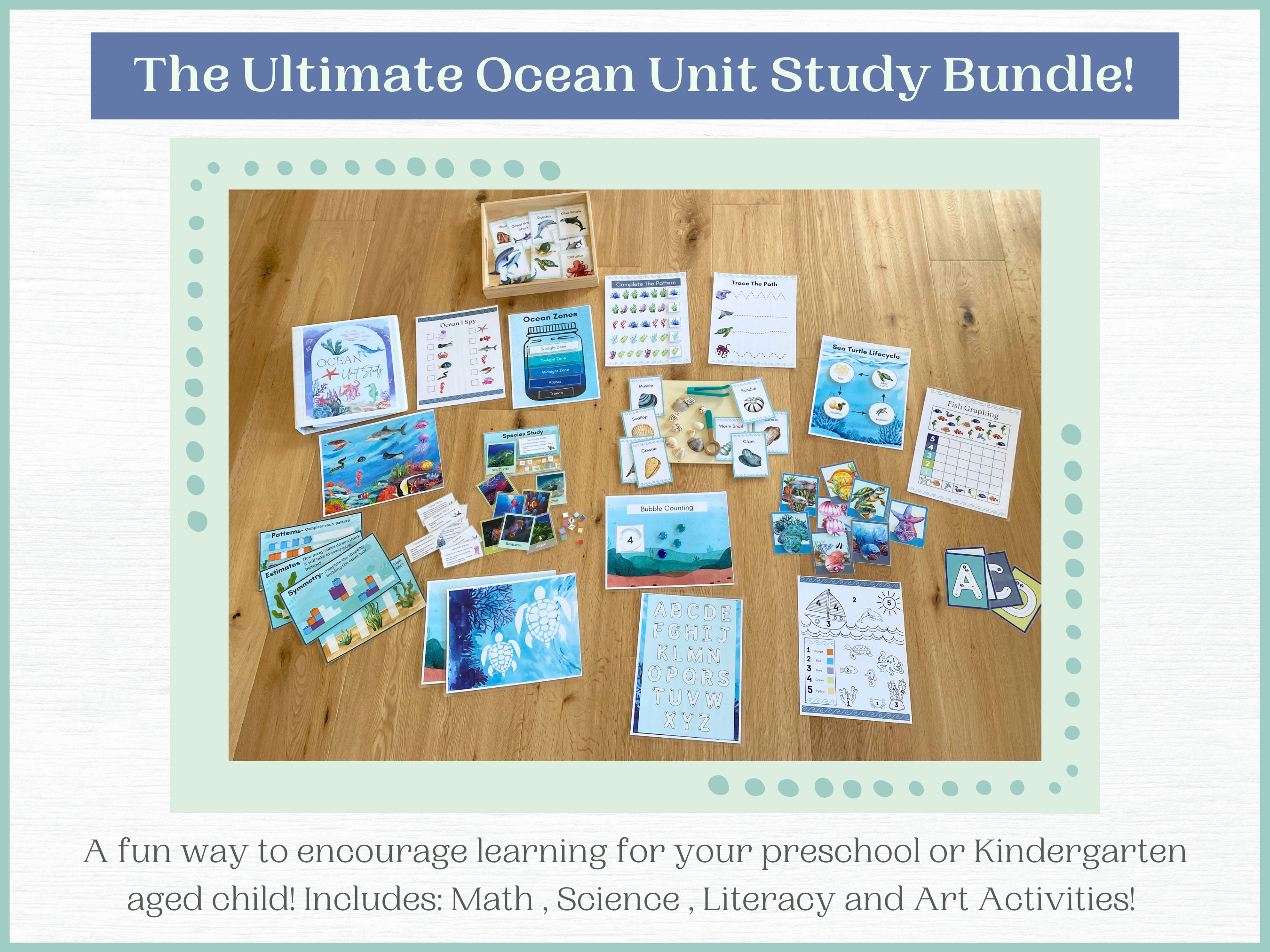Printable Ocean Unit Study | Ocean Dramatic Play Kit | Homeschool ...