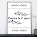 Printable Pumping in Progress Sign | Printable Breastfeeding Sign ...