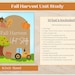 Preschool Fall Harvest Unit Study Bundle | Homeschool Preschool ...