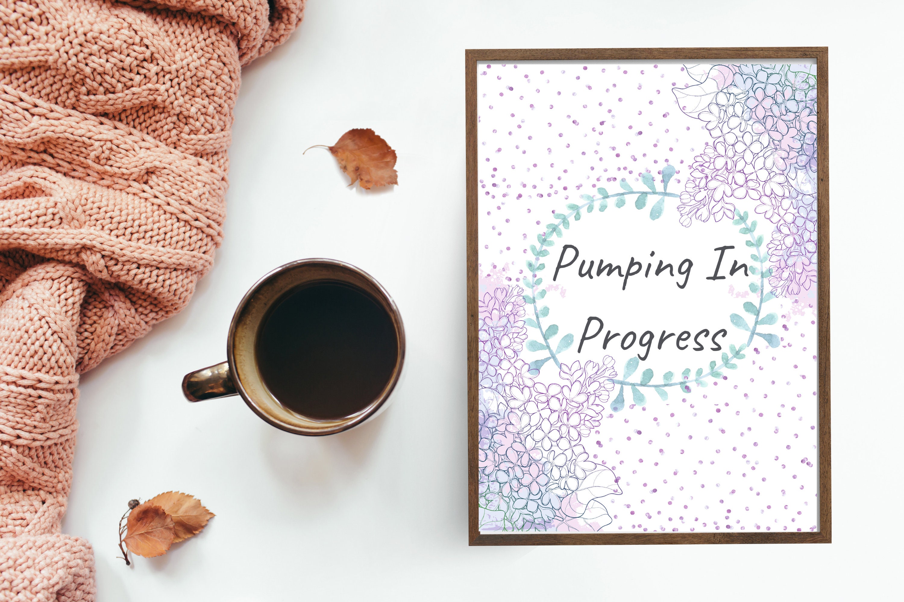 Printable Pumping in Progress Sign | Printable Breastfeeding Sign ...