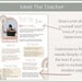 Meet the Teacher and Meet the Student, Editable Classroom Templates ...