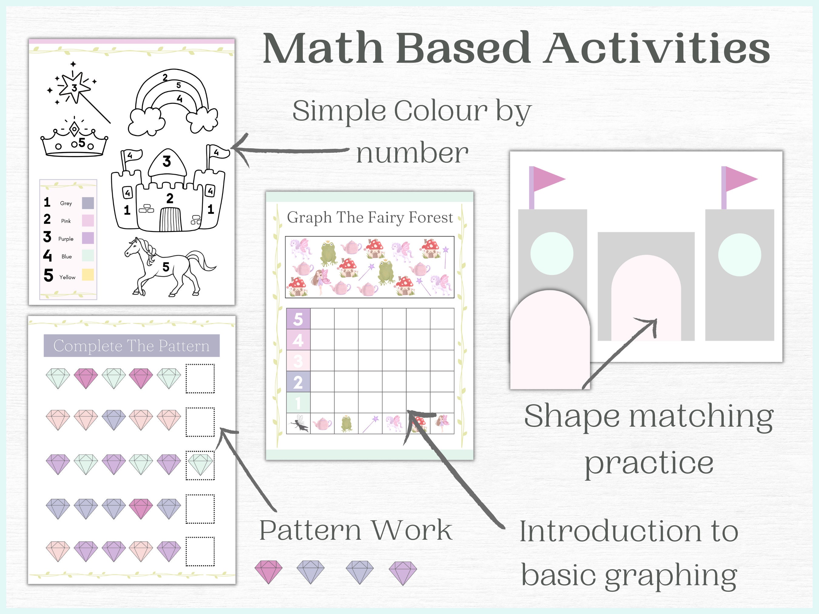 Fairytale/princess Themed Preschool Unit Study Preschool Curriculum ...
