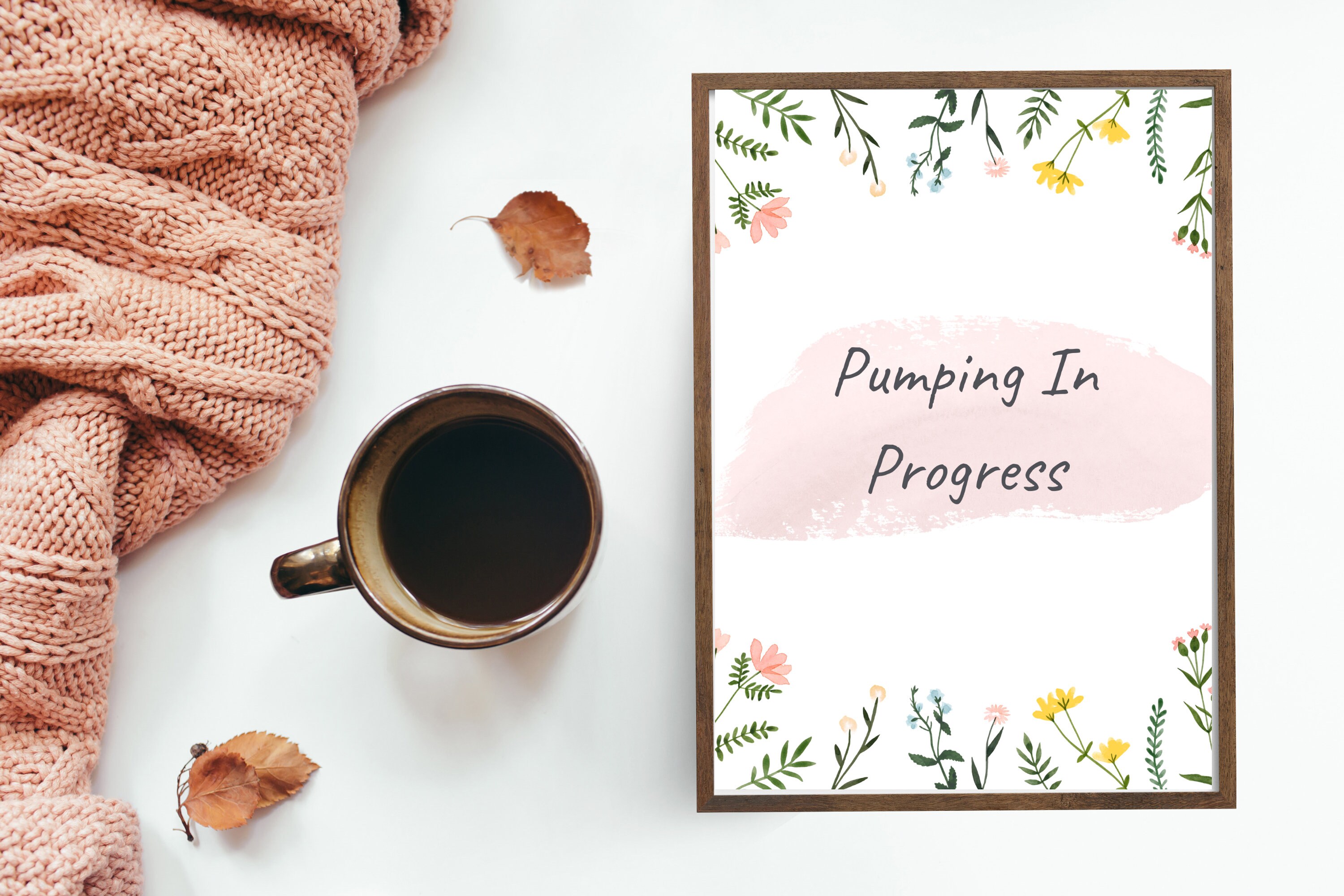Printable Pumping in Progress Sign | Printable Breastfeeding Sign ...