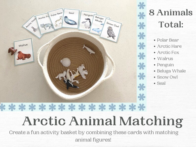 Winter Unit Study Printable Bundle Montessori Preschool Worksheets ...