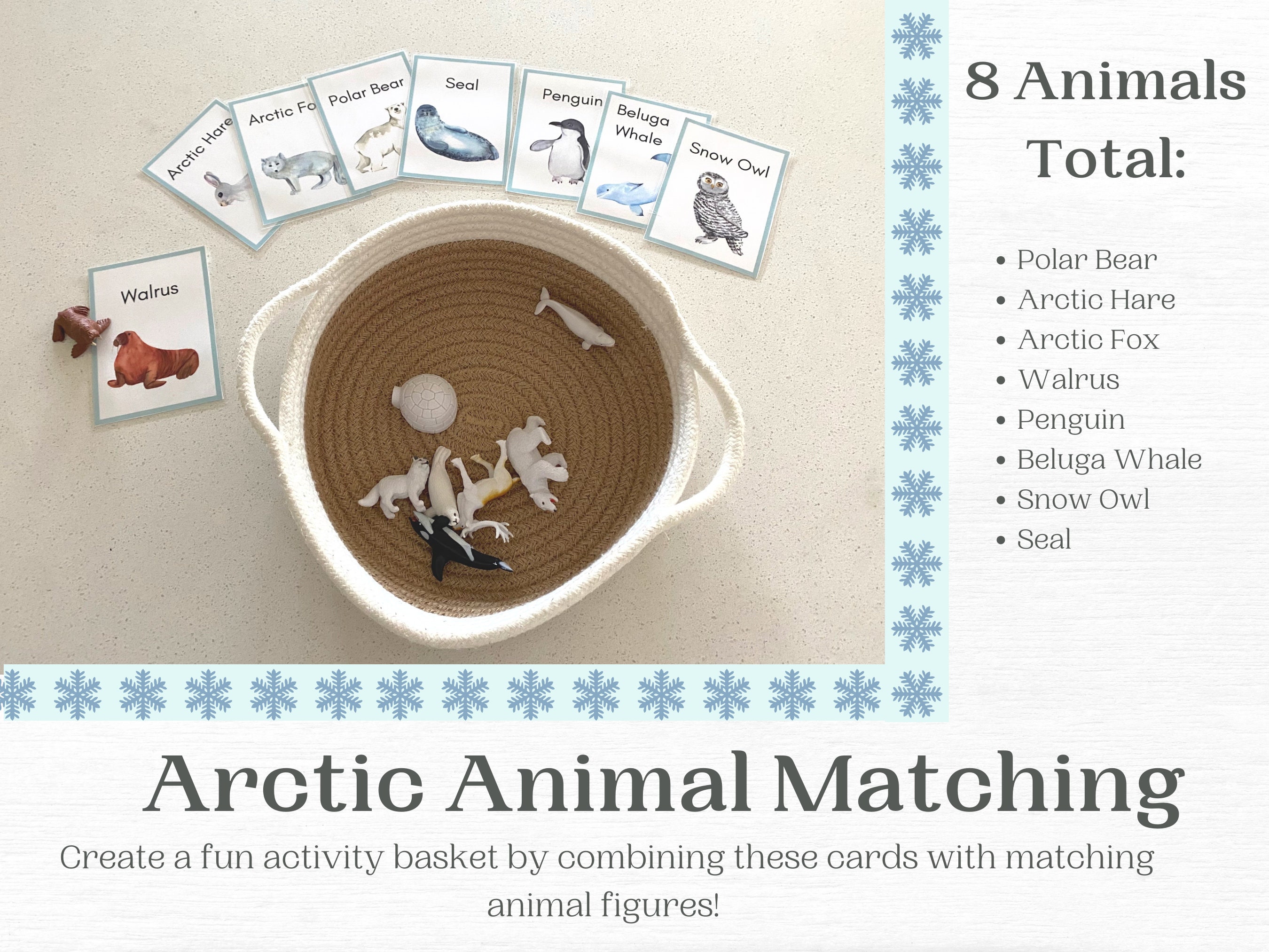 Winter Unit Study Printable Bundle Montessori Preschool Worksheets ...