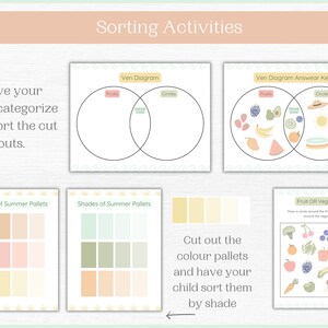 Printable Summer Themed Kindergarten Activities | Homeschool Preschool ...