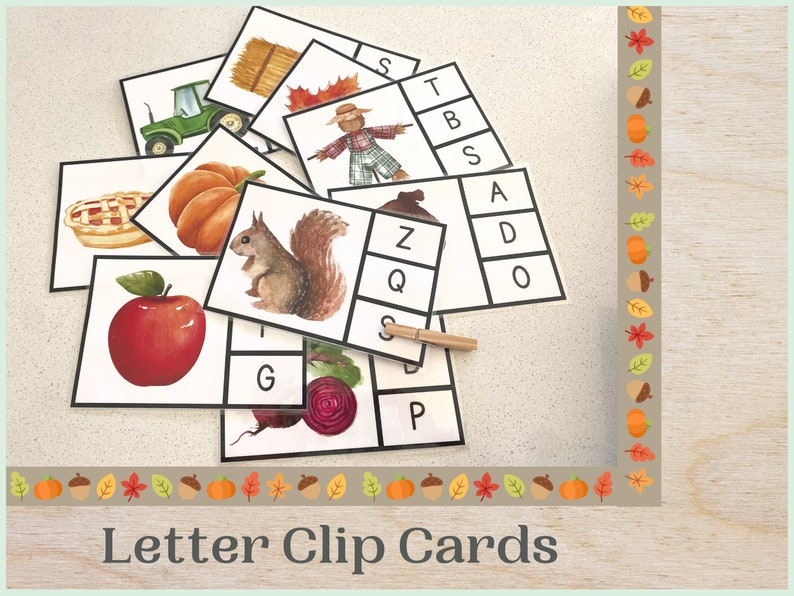 Preschool Fall Harvest Unit Study Bundle | Homeschool Preschool ...