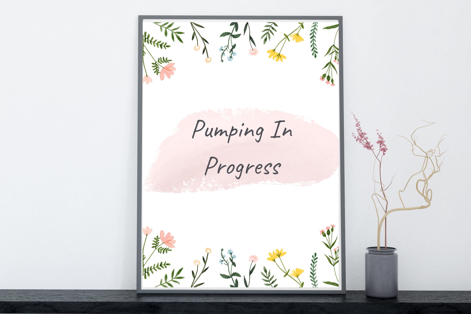 Printable Pumping in Progress Sign | Printable Breastfeeding Sign ...
