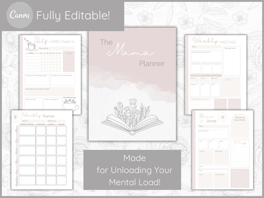 The Mama Planner | Simplified Printable Home Management Binder ...