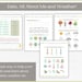 Homeschool Preschool Spring Morning Menu Printable | Morning Menu Pages ...