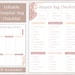 Homeschool Preschool Morning Menu Printable Morning Menu Pages Busy ...